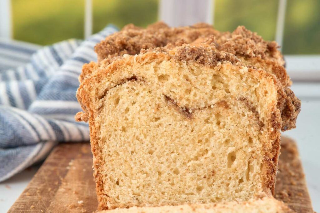Sourdough Cinnamon Sugar Quick Bread