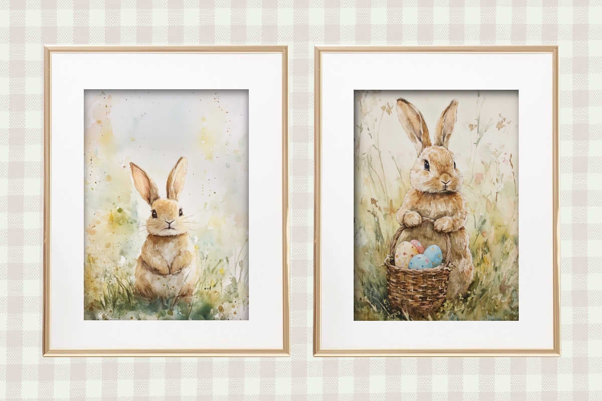Free Easter Bunny Prints for Your Home