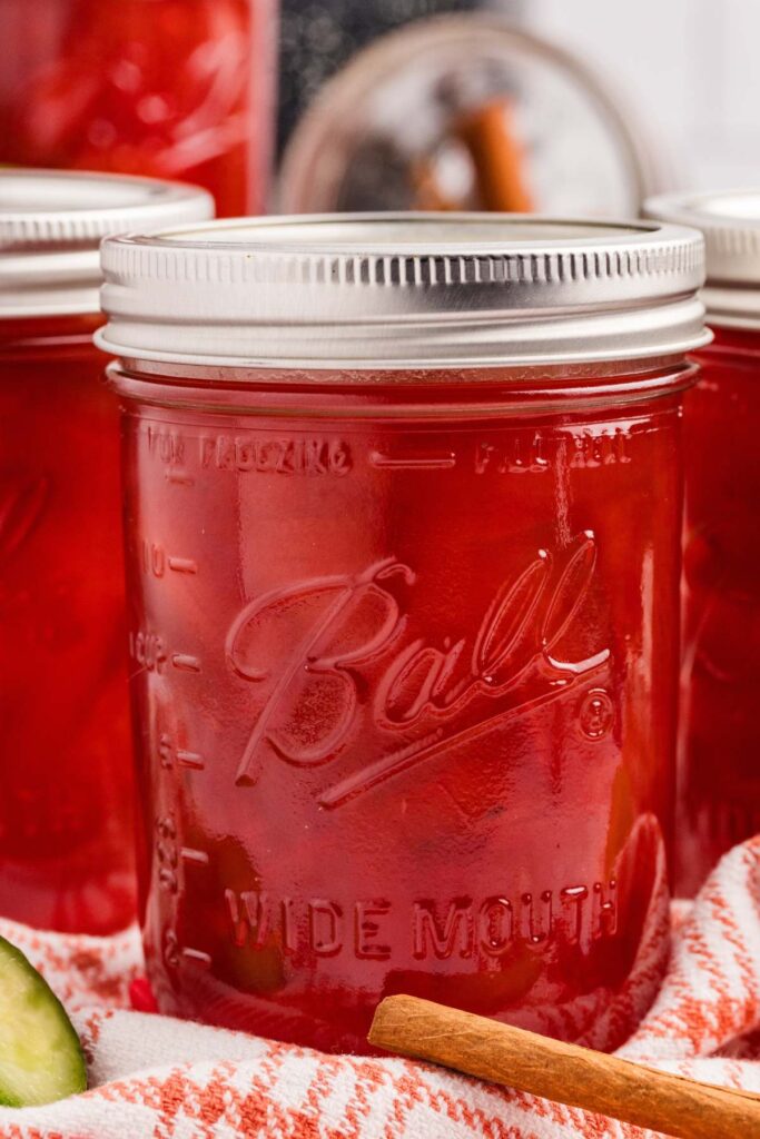 Red Hot Cinnamon Pickles (Canning Recipe)