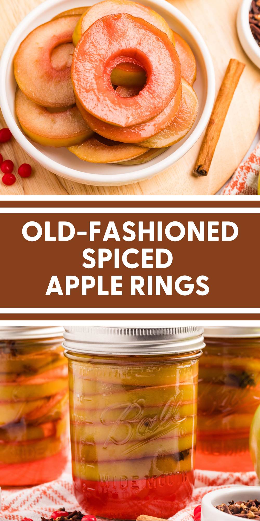 Homemade Spiced Apple Rings (For Canning)