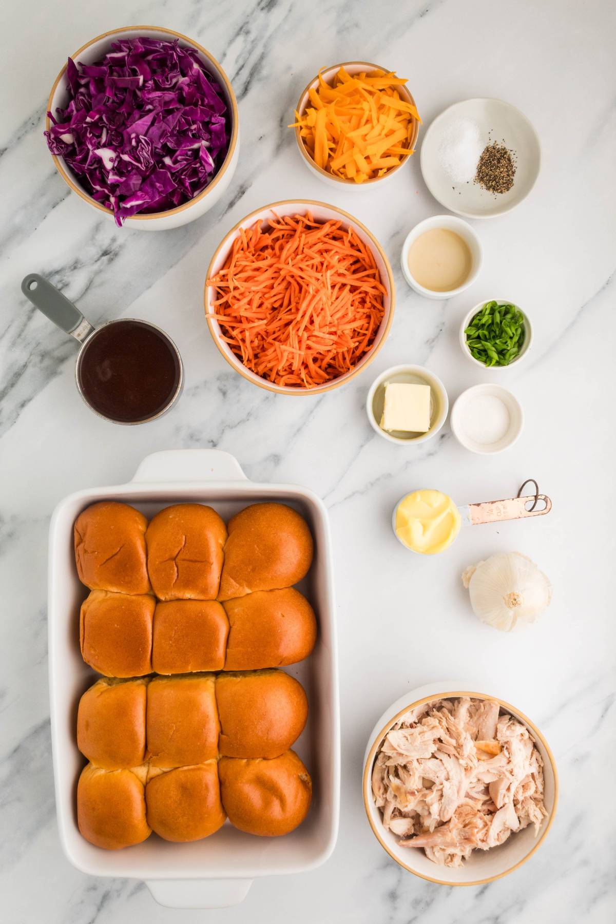 Baked BBQ Chicken Sliders
